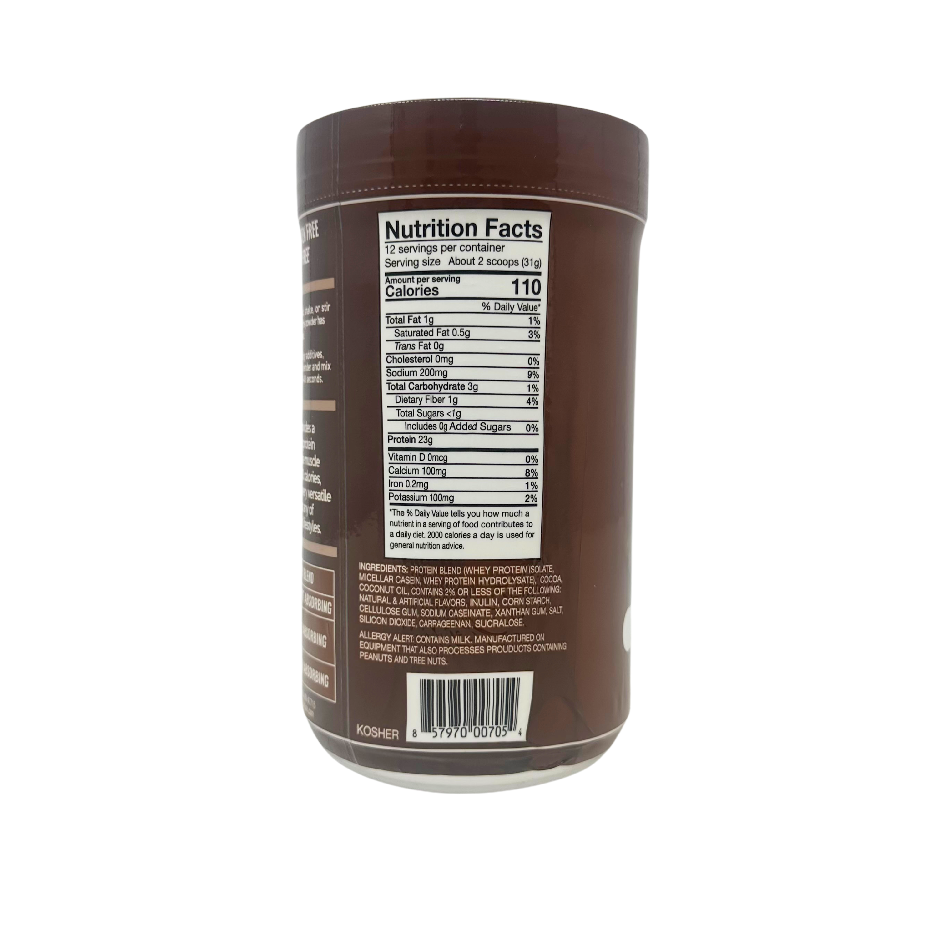 HealthSmart At Last! Light Protein Shake Mix - Chocolate Brownie ...