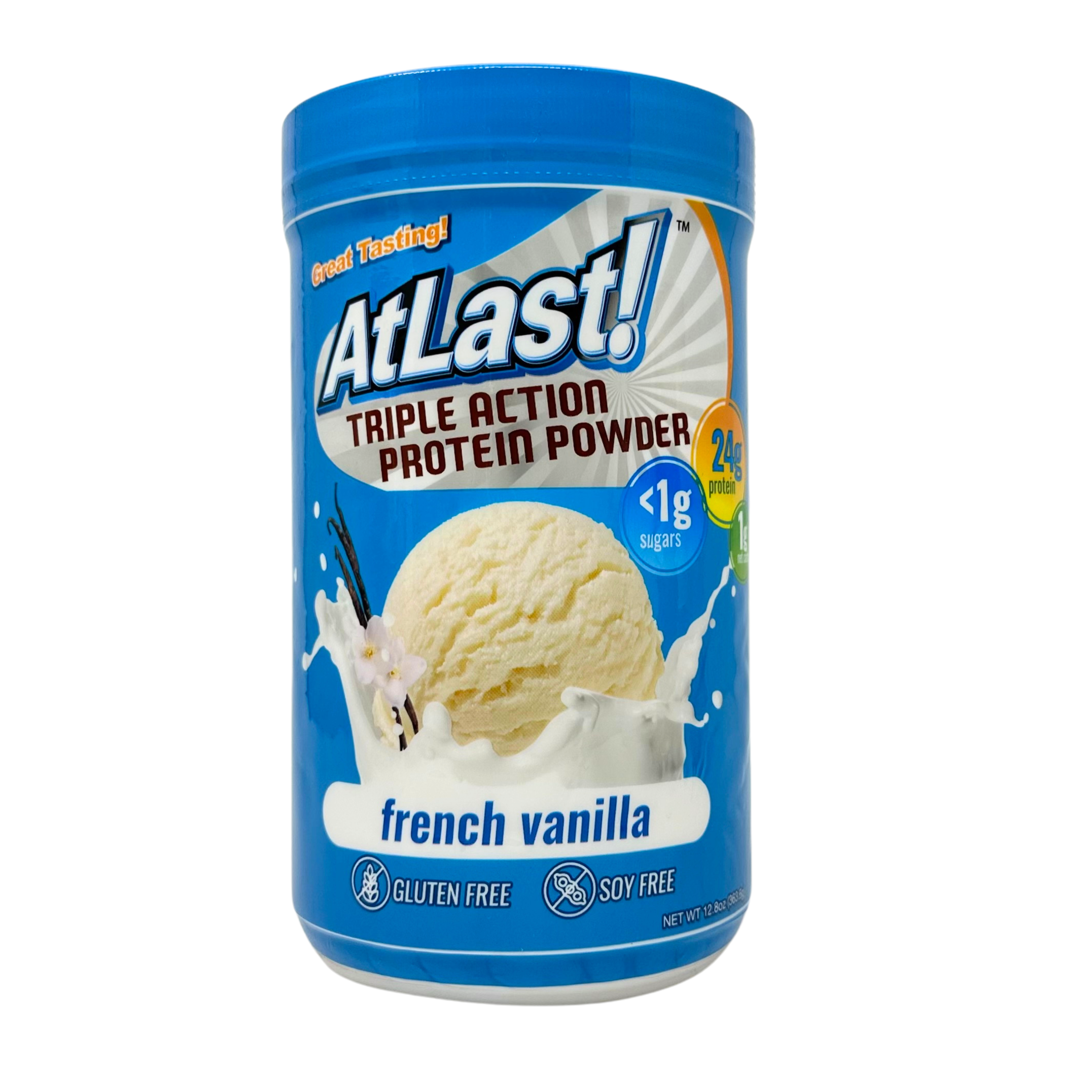 HealthSmart At Last! Light Protein Shake Mix - French Vanilla – ProteinWise
