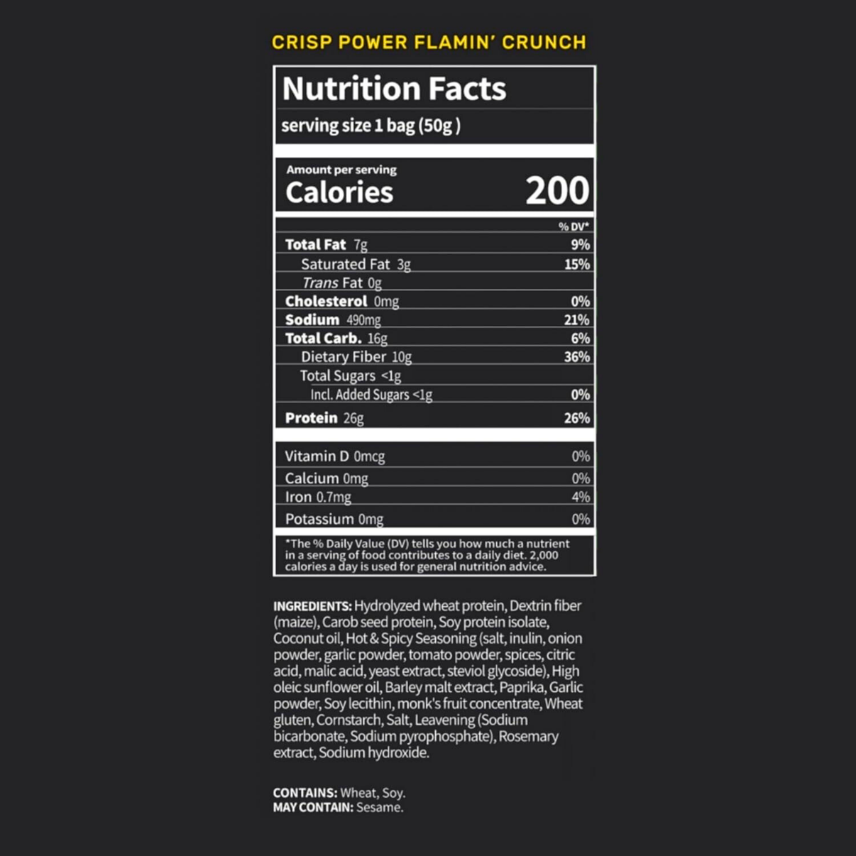 Crisp Power Protein Pretzels - Flamin' Crunch - 6 Bags – ProteinWise